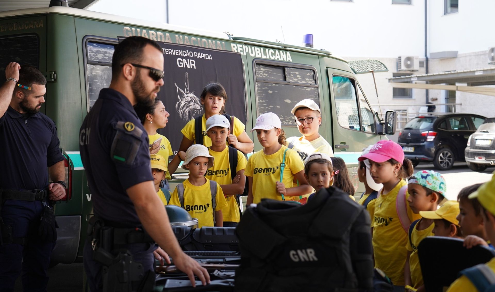 GNR de Castelo Branco recebe visita ATL - Benny Park
